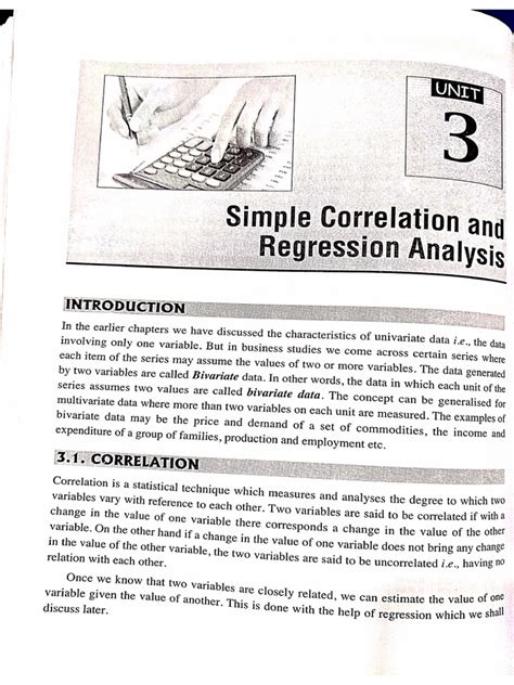 correlation and regression pdf