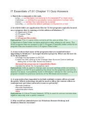 IT Essentials V Chapter Quiz Answers Pdf IT Essentials V Chapter Quiz Answers