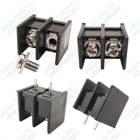 Kf45 Sy 45 2 Pin Barrier Terminal Block Connector 9 5mm Pitch Features Removable Clear