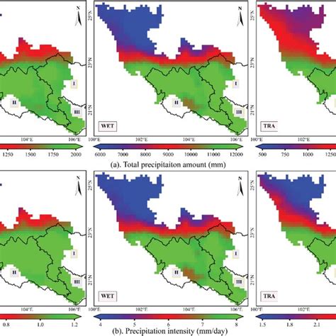 Spatial And Temporal Variation Of Total Precipitation Amount Mm And