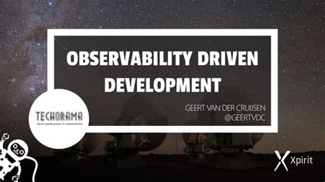 Observability Driven Development Ppt