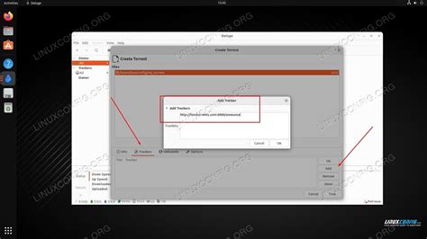 How To Create And Share Torrent On Linux Linux Tutorials Learn Linux Configuration