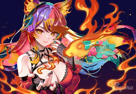 Sinder And Sinder Indie Virtual Youtuber Drawn By Spirosupirou2052