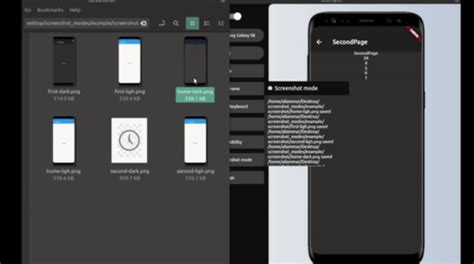 设备预览、屏幕截图 flutter package