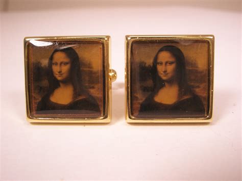 Leonardo Da Vinci S Mona Lisa Vintage Cuff Painting A Gem