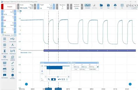 How To Decode And Analyze Manchester Coding Picoscope 7