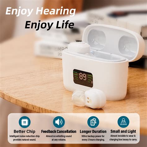 Doosl Hearing Sound Amplifiers For Ears Power Display Rechargeable P
