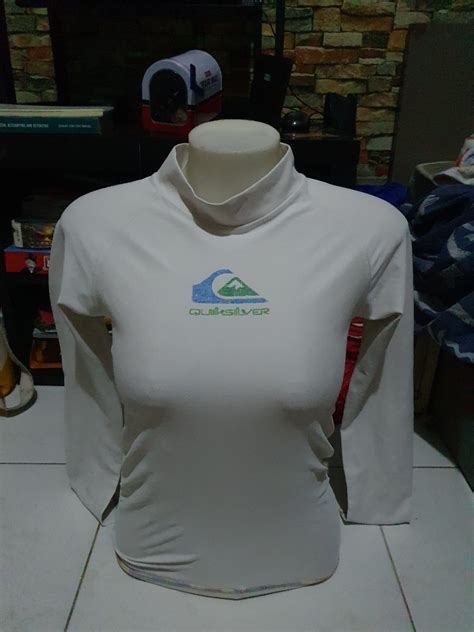 Quicksilver Rash Guard Womens Fashion Swimwear Rash Guard On Carousell