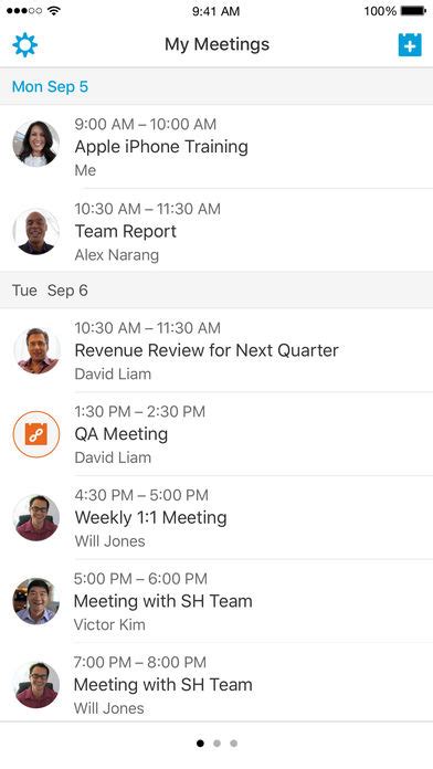 Cisco WebEx Meetings IPhone App Store Apps