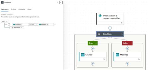 sending different emails for created vs modified sharepoint list items
