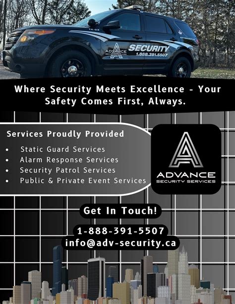 Advance Security Services Co Is Incredibly Fortunate To Have Such An