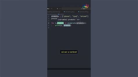 Nunca Esqueça Do Enumerate No Python Shorts Youtube