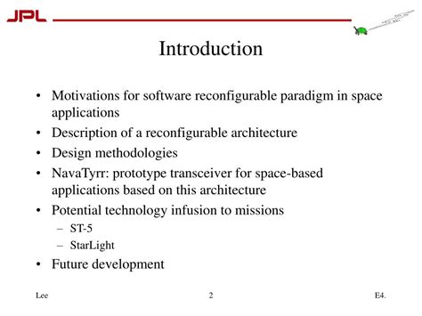 Ppt Softwarehardware Reconfigurable Network Processor For Space