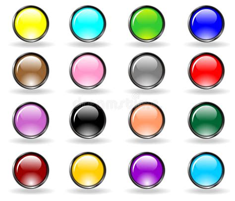 Web Buttons Set Vector Stock Vector Illustration Of Shield