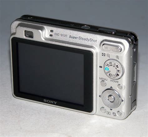Sony Cyber-shot DSC-W120 7.2MP Digital Camera - Silver #7844