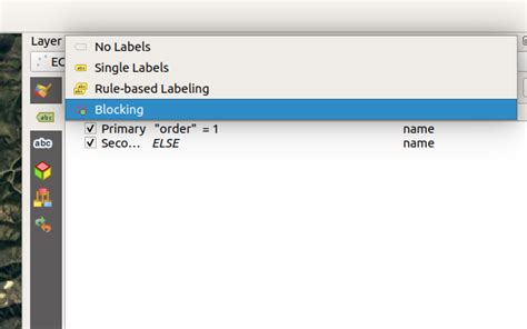 Qgis Set Rule Based Label Then Blocking Geographic Information