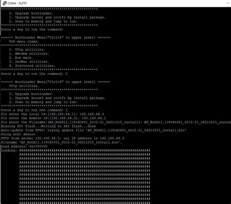 Hướng dẫn up lại firmware cho wifi Ruijie bằng tftp server