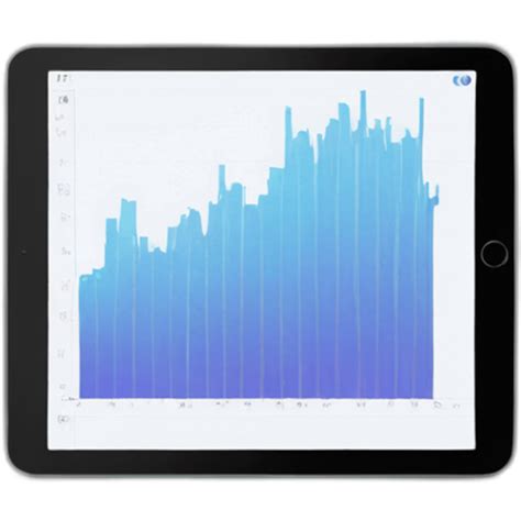 Graph On Tablet Emoji Ai Emoji Generator