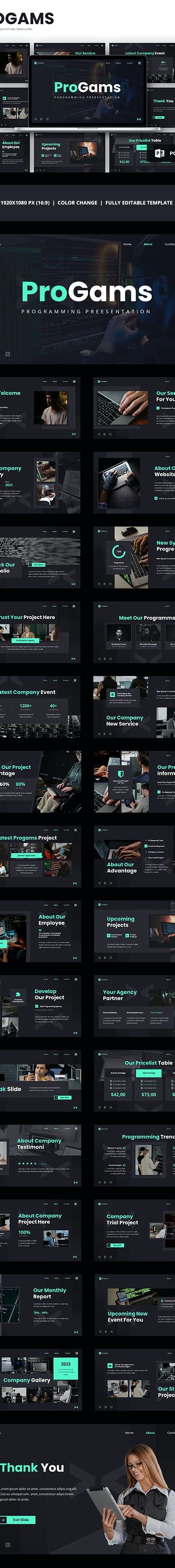 Progams Programming Presentation Template By Sigmundcreative
