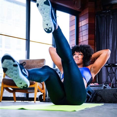 Black Woman Working Out