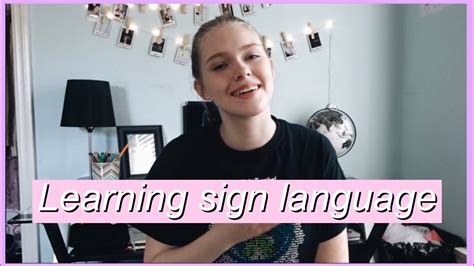 Learning Asl American Sign Language Katelyn Shae Youtube