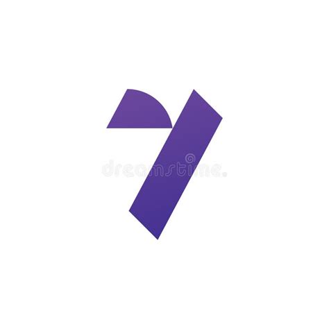 Number 7 Logo Icon Design Template Stock Vector Illustration Of