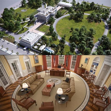 White House Oval Office Floor Plan
