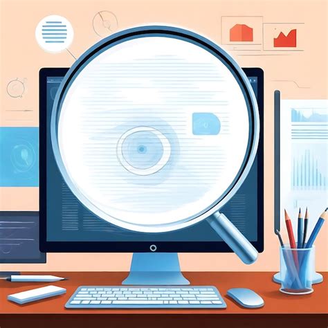 Premium Photo Infographic Charts Analysis Of Corporate Laptop Malware