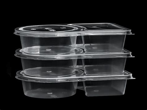 Qeirudu 40 Sets 6 Oz Reusable Plastic Snack Containers
