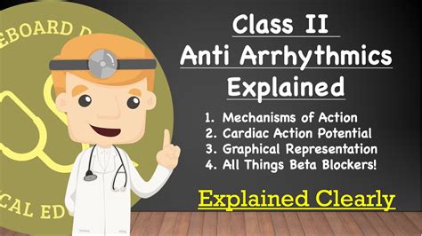 Class Ii Anti Arrhythmic The Beta Blockers Explained Clearly Youtube