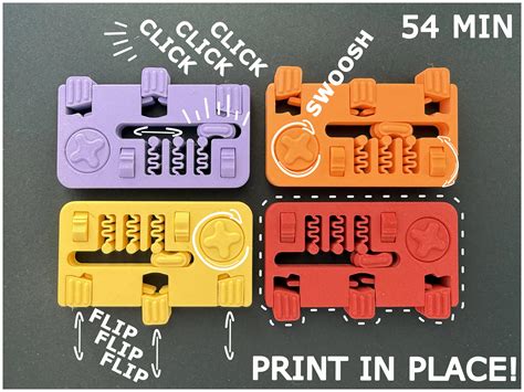 Iris Fidget Print In Place 3d Fidget By Louis Makerworld Download Free 3d Models