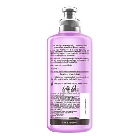 Creme Para Pentear Preenchedor Elseve Hidra Hialurônico 250ml Loréal