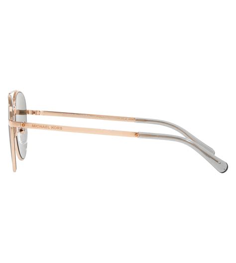 Michael Kors Womens Silver Aviator Sunglasses