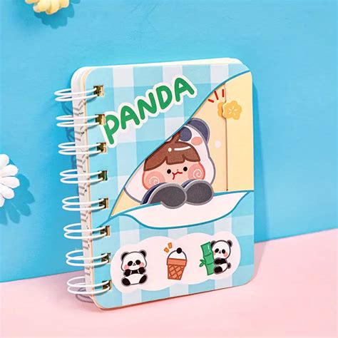 Spiral Cartoon A7 Coil Book Cute Mini Notebook Mini Pocket Temu