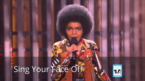 China Anne Mcclain As Michael Jackson On Sing Your Face Off Youtube