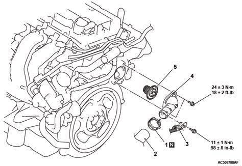Mitsubishi Outlander Thermostat Engine Cooling