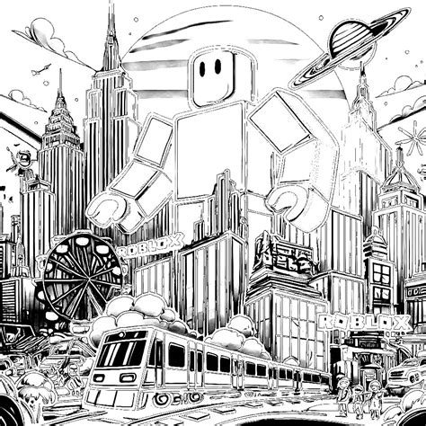 Roblox 10 Coloring Pages Coloring Pages