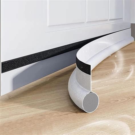 Scettar Draft Excluder For Doors 96cm One Sided White Door Draft