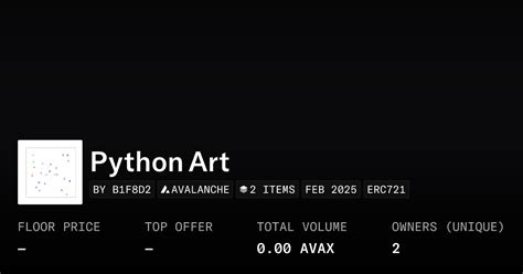 Python Art Collection Opensea