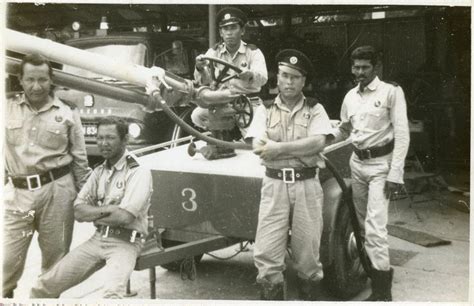 1980s Pulau Bukom Shell Fireman