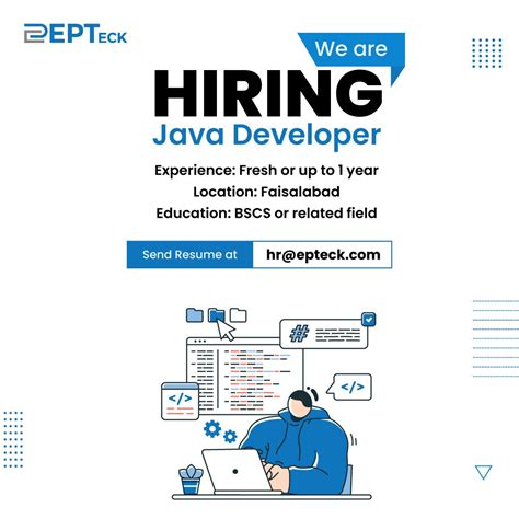 Epteck On Linkedin 𝐖𝐞 𝐀𝐫𝐞 𝐇𝐢𝐫𝐢𝐧𝐠 📢 Job Title Java Springboot Backend