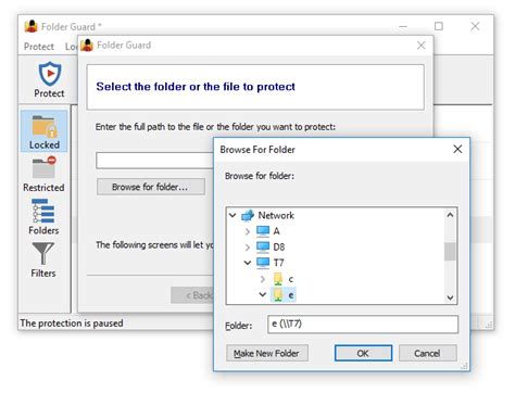 Protecting Access To Network Drives And Folders