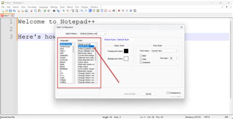 How To Change Font In Notepad