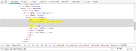 Javascript How Do I Use The Xpath Substring Function In The Chrome