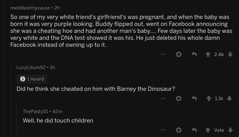 Cursed Barney R Cursedcomments