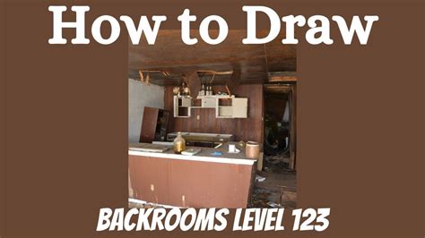 How To Draw Backrooms Level 123 Youtube