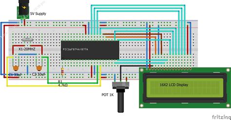 Pic16f877a Interfacing 16×2 Lcd With Pic Microcontroller Artofit