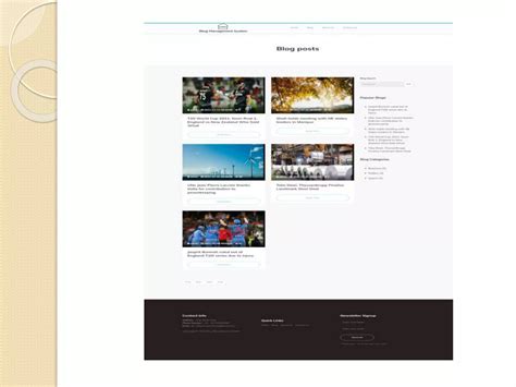 Blog Management System Pptx