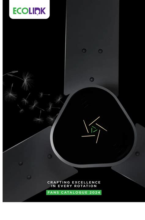 Ecolink Airogeometry Bldc Designer Ceiling Fan 370 Rpm 1200 Mm At