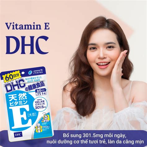 Viên Uống Dhc Bổ Sung Vitamin E 60 Viên